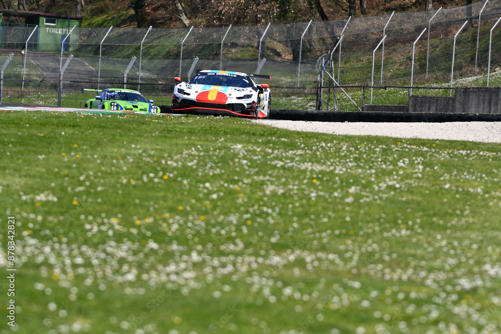 Scarperia, 23 March 2024 Italy: Ferrari 296 GT3 of Team Boem by Kessel ...