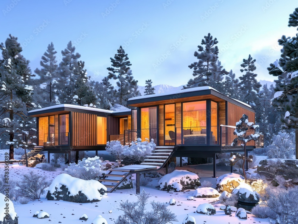 sustainable modular living spaces created from repurposed shipping ...