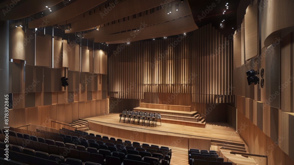 Blueprints with acoustical specifications and soundproofing strategies ...