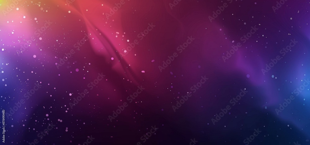 Abstract webpage header design with vibrant rainbow colors on a noise ...