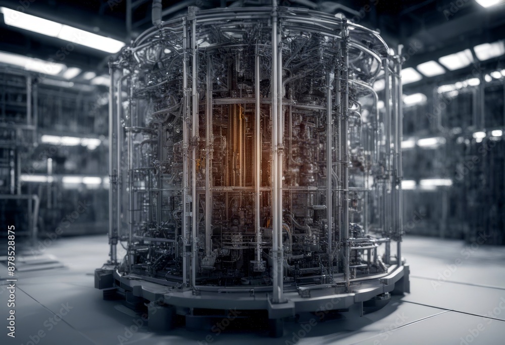 rendering 3d image aeroengine test wireframe twin concept cell digital ...