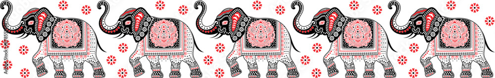 colorful vector strip border design Stock Vector | Adobe Stock