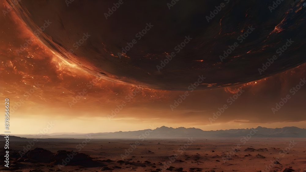 A cinematic photo of Sol, captured through the lens of a high-contrast ...