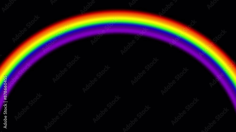 Abstract rainbow animation overlay, concepts, ideas, 4k, transparent ...