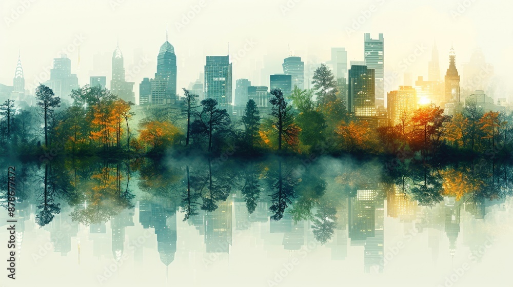 Data Visualization: Urban Architecture Insights Stock Illustration ...