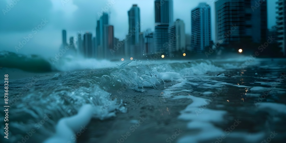 Coastal city bracing for hurricane with high winds, storm surge, and ...