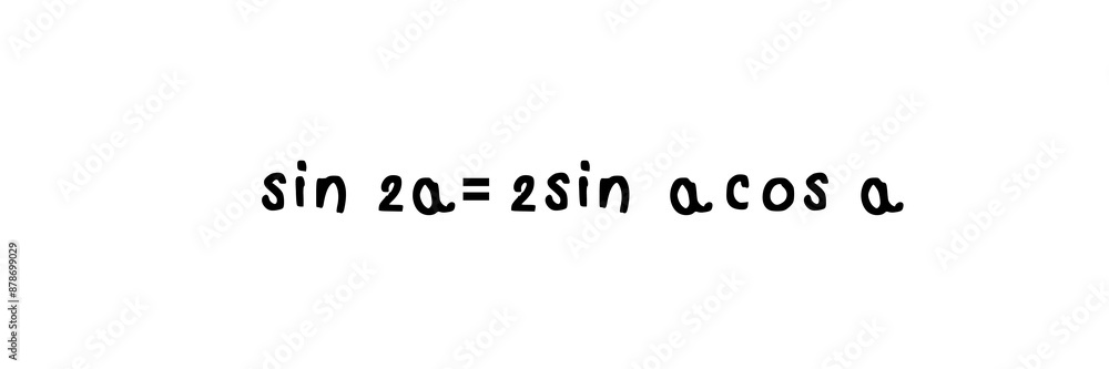 sin cos tan equation formula_double angle formula_sin2a equal to 2 sin ...