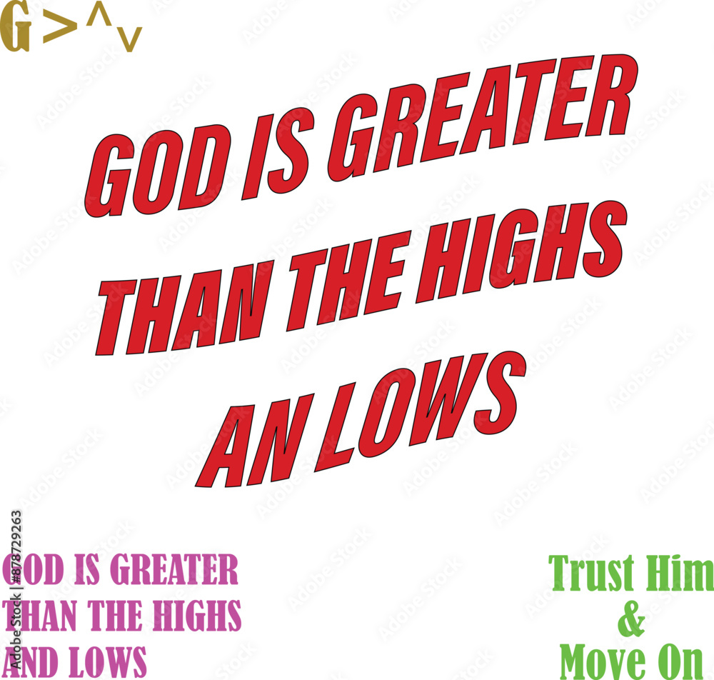 God is Greater – Inspirational Faith Art Print – t Shirt print svg ...