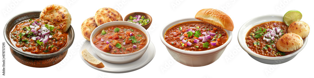 Pav Bhaji clipart collection, symbol, logos, icons isolated on ...