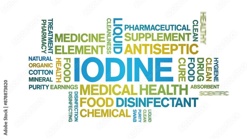 iodine animated word cloud;text design animation tag kinetic typography ...