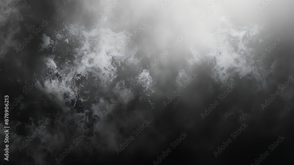 Monochrome abstract noise texture poster featuring a steel grainy ...
