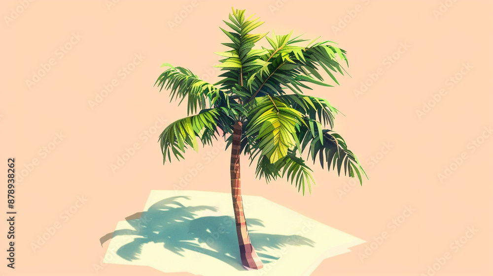 Palm tree isolated on white background. palm tree, isolated palm tree ...