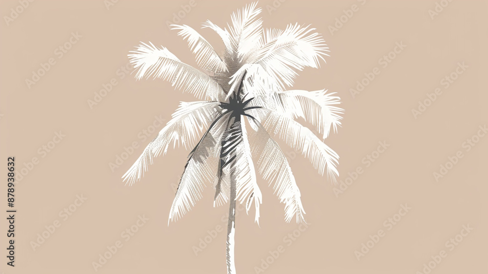 Palm tree isolated on white background. palm tree, isolated palm tree ...