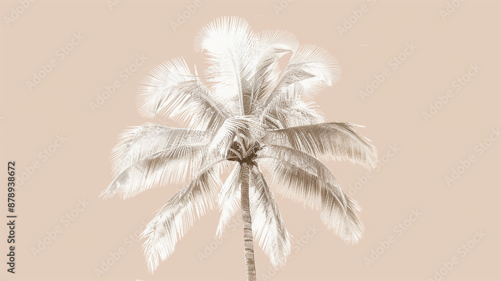 Palm tree isolated on white background. palm tree, isolated palm tree ...
