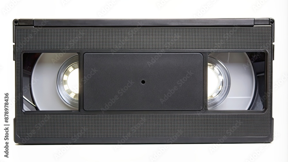 VHS Videotape with front view, VHS, Video, Tape, Retro, Vintage ...