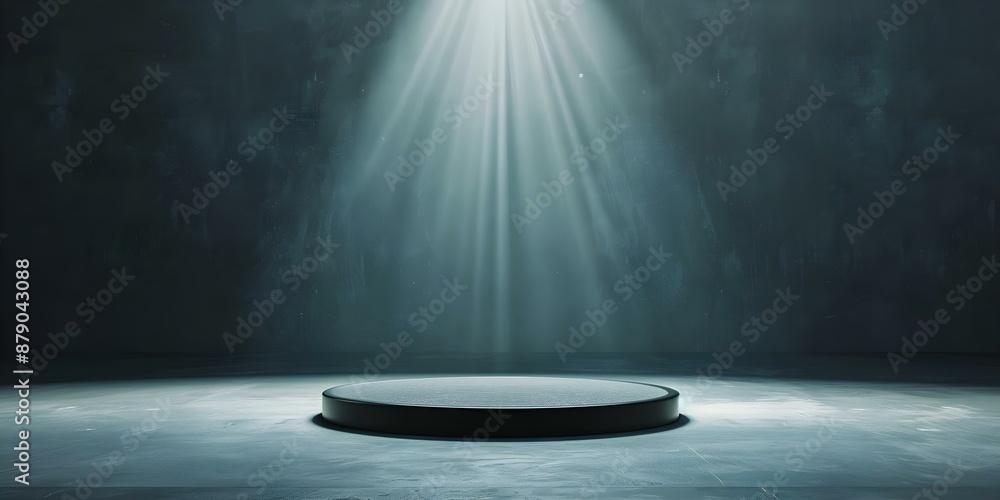 Elevated Podium for Promotional Product Display in Stage Advertising ...