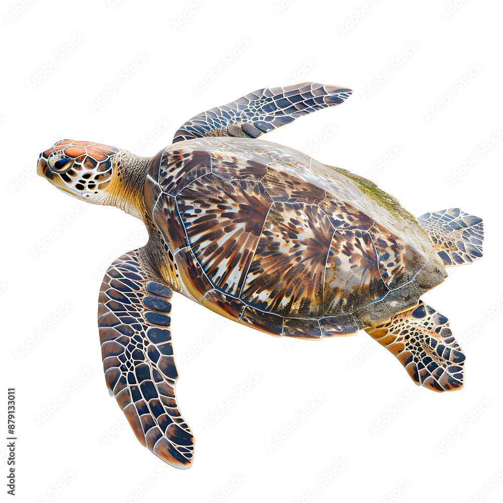High-resolution image of a sea turtle . Perfect for educational ...