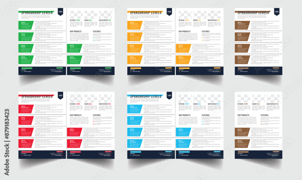 Technical Data Sheet layout template. Product Catalogue & modern a4 ...