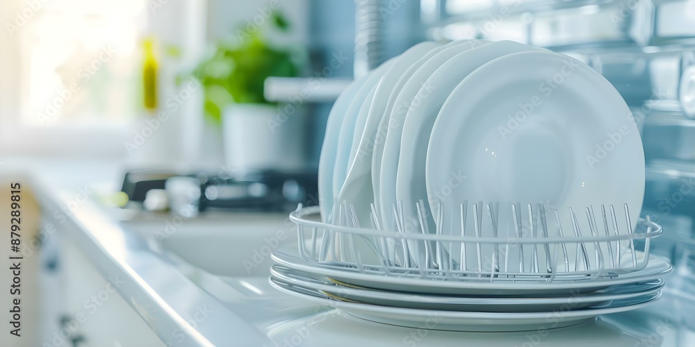 How to Wash Dishes in the Kitchen Sink and Properly Dry Them on a Dish ...