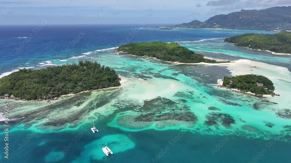 Saint-Anne National Park At Mahe Island In Victoria Seychelles. Indian ...