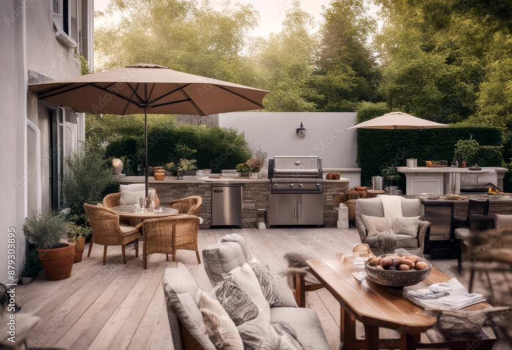 cooker outdoor deck patio celebrate home exterior furniture wood cook ...