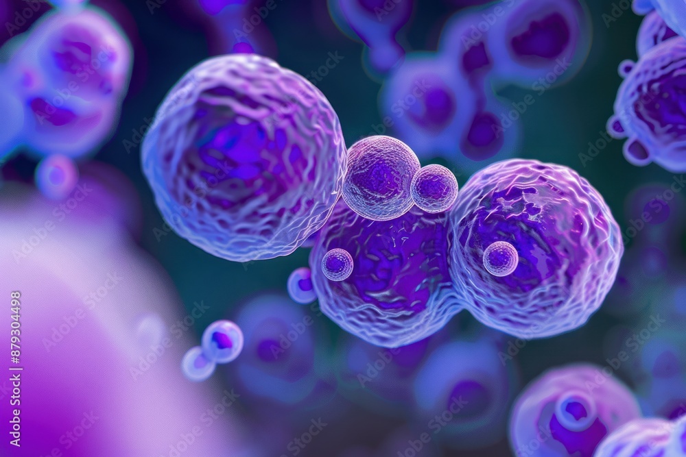 Streptococcus pneumoniae bacteria, also known as pneumococcus, Gram ...