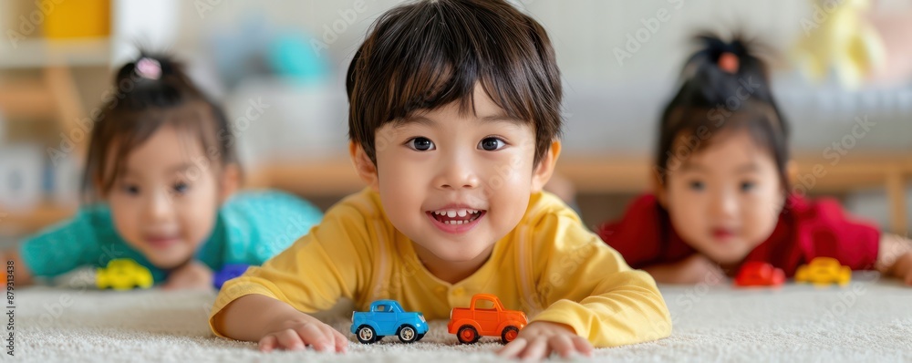 The Joy of Simple Play Children Immersed in the World of Classic Toys ...