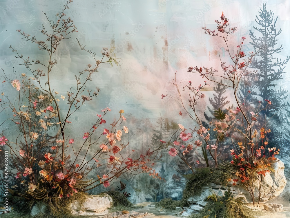 Experience a holographic wilderness with digital projections of natural ...