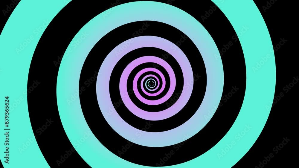 Spiral rotate. Video radial optical illusion. Hypnotic spirals moving. Design for reels shorts ...