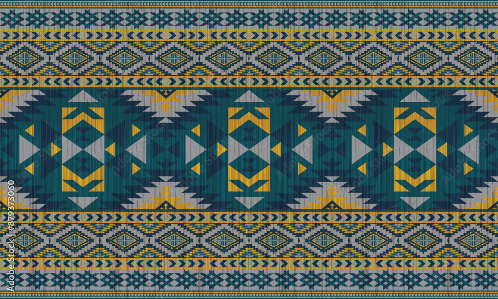 American tribal ethnic native pattern.Traditional Navajo,Aztec,Apache ...