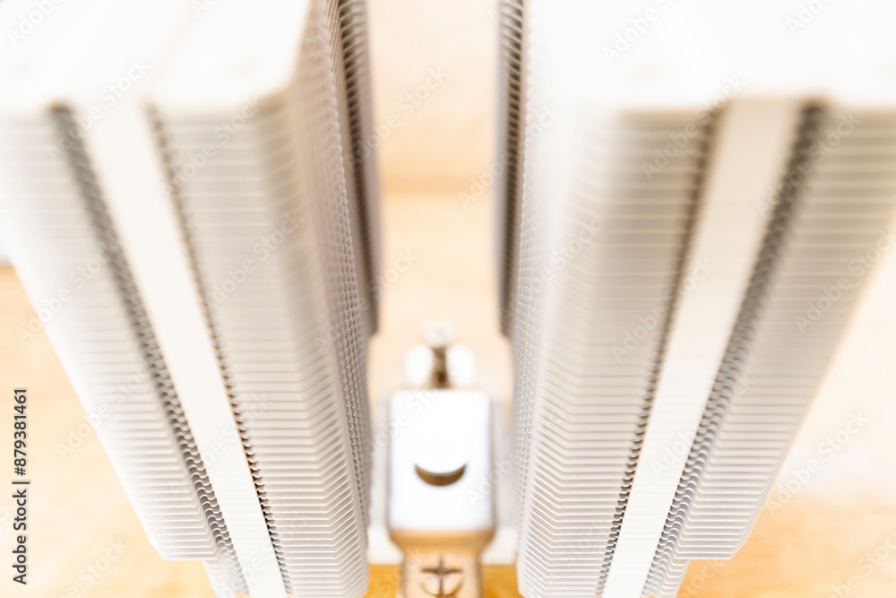 Technological futuristic background from graphic lines and spots of ...