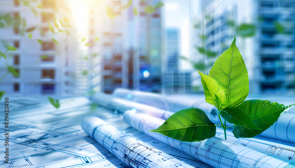 Ilustração do Stock: Environmental Sustainability in Construction ...