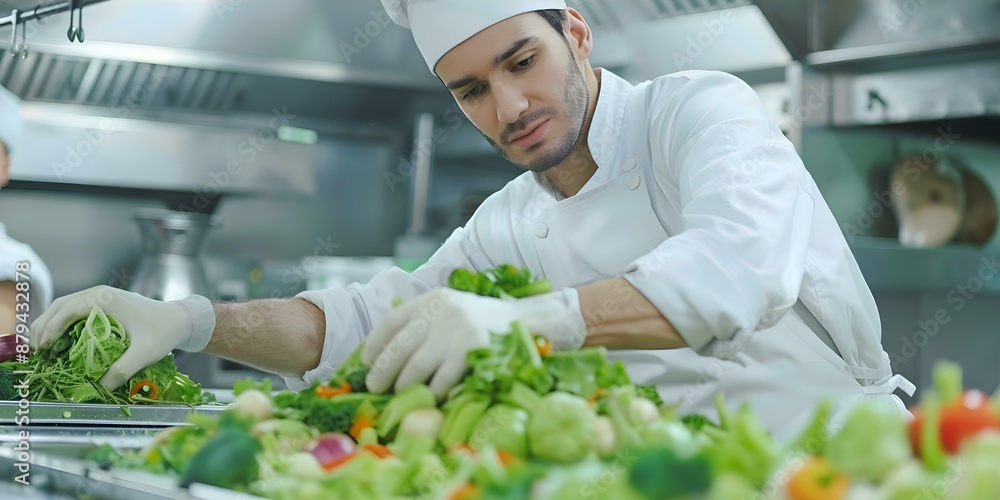 Promoting Eco-Friendly Practices Chef Composting Biodegradable Waste in ...