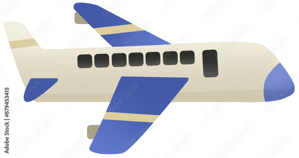 Cartoon airplane Clip Art Transparent Background Stock Illustration ...