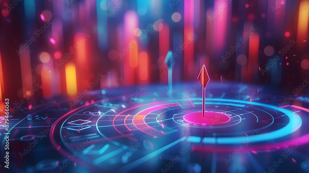 an infographic displaying key performance indicators (KPIs) and ...