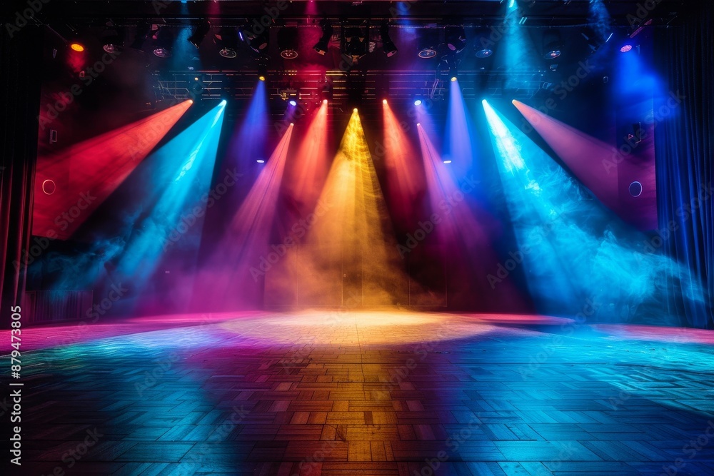 Multicolored smoke puff cloud design elements on a dark background ...