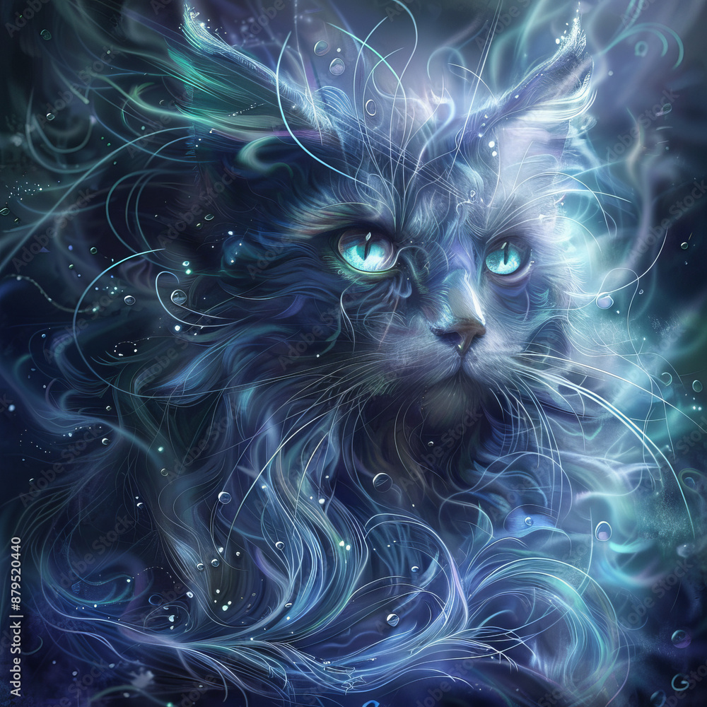 Mystical Cat Guardians: Envision a world where cats are mystical ...