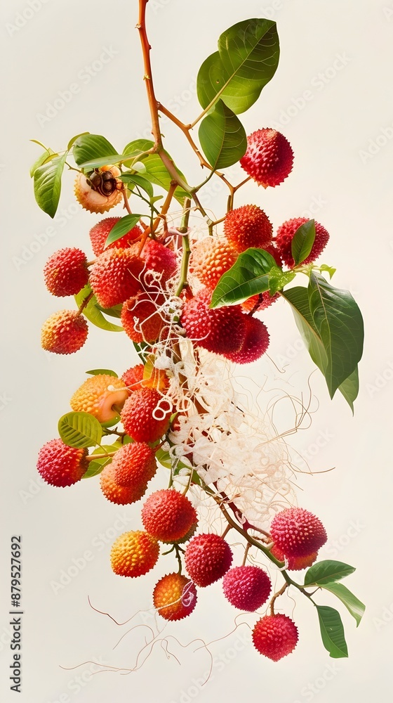 Lychee Cluster Representing the Medulla Oblongata on a Neural Vine ...