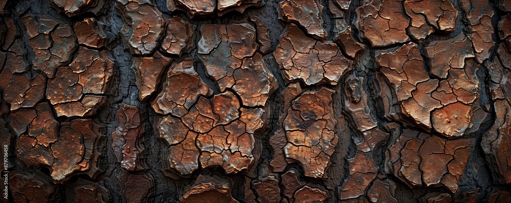 Tree bark texture with deep grooves and roughness, 4K hyperrealistic ...