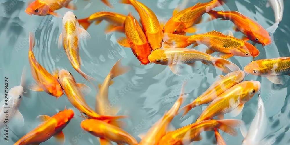 Celebrate World Oceans Day and Fisheries Day with a Golden Fish Forming ...