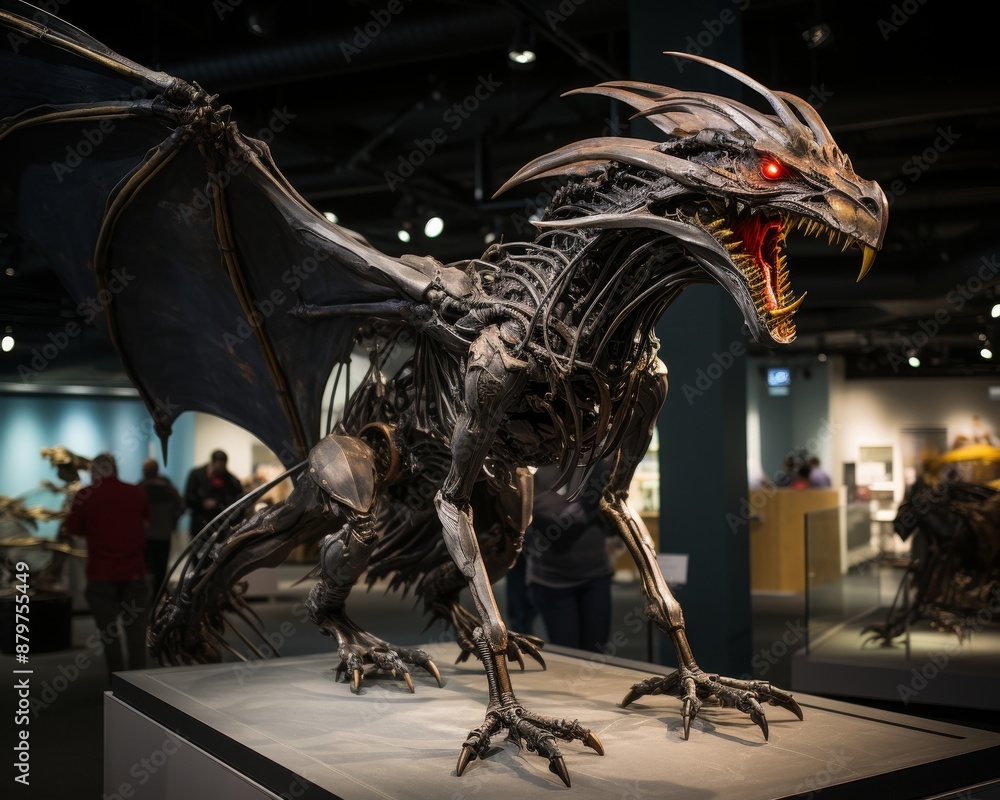 Robotic Wyverns, a cuttingedge exhibition showcasing lifesized ...