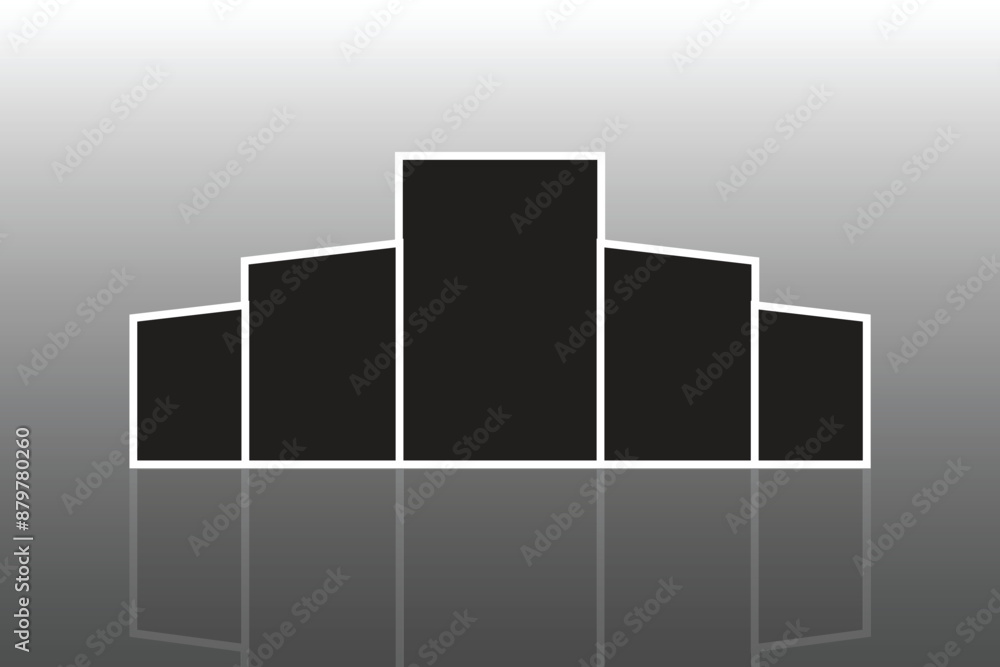 Collage grid photo effect, family collage templates, photo frame ...