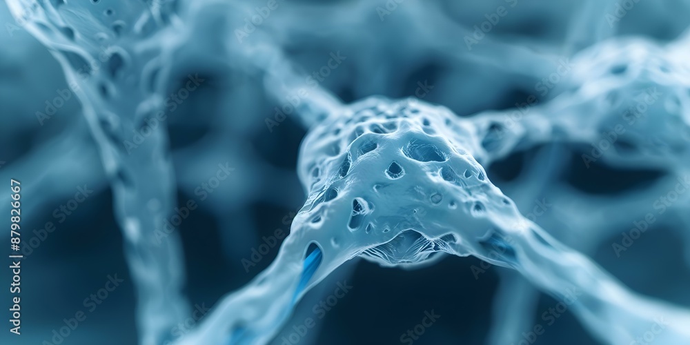 Digital educational tool with animated collagen diagram for joint ...