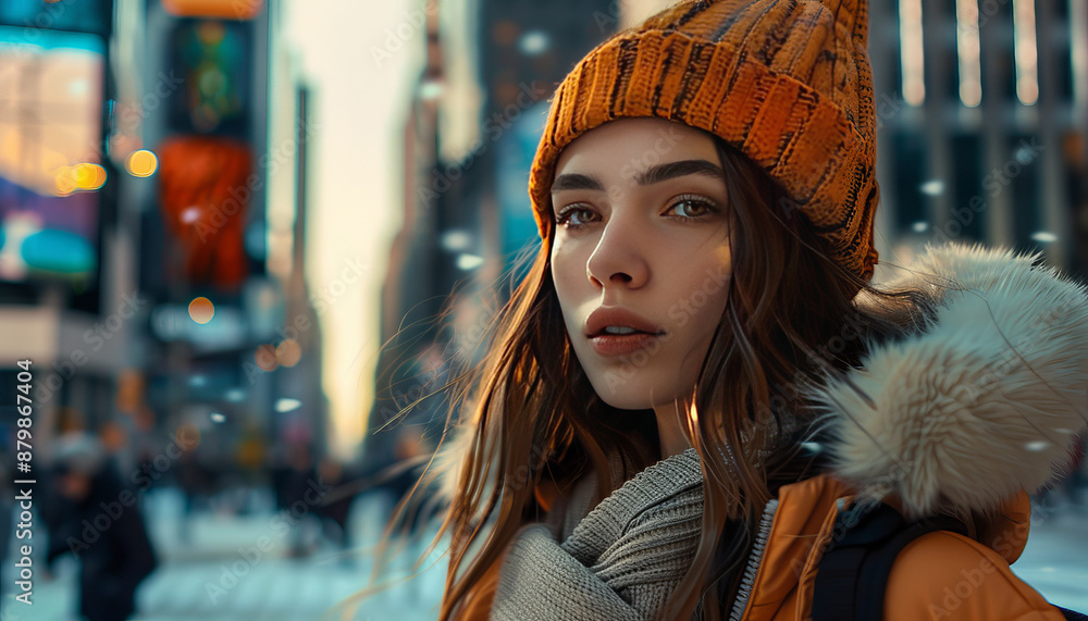 fashion blogger, natural lighting, high-res, detailed facial features ...