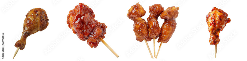 Chicken Lollipop clipart collection, symbol, logos, icons isolated on ...