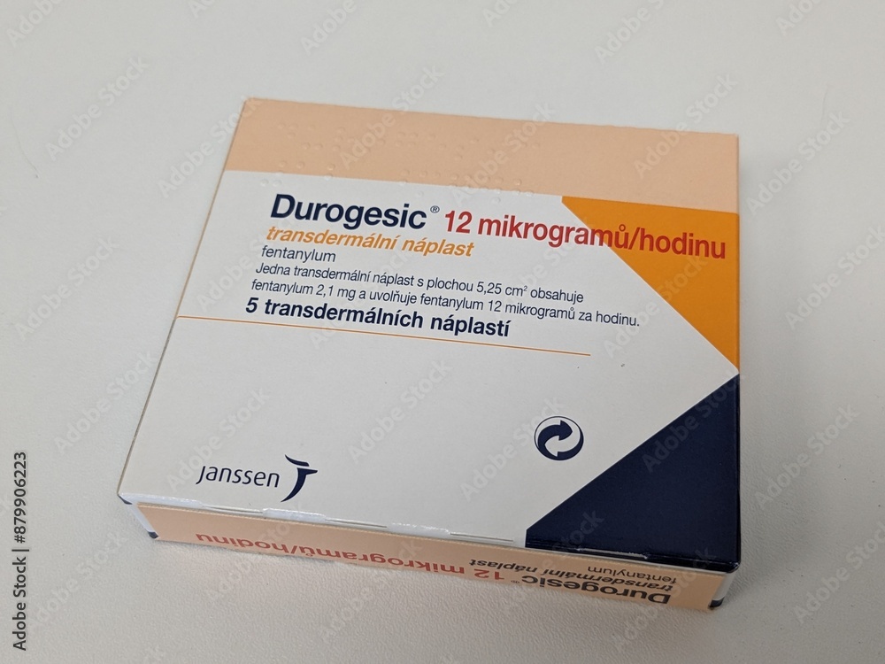 Prague, Czech Republic - July 10 2024: UROREC box of medication with ...