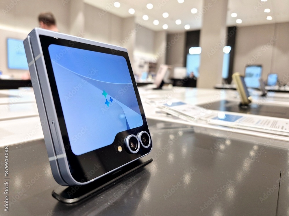 Samsung store in Poznan, Poland 10 July 2024 : Premiere of new Samsung ...