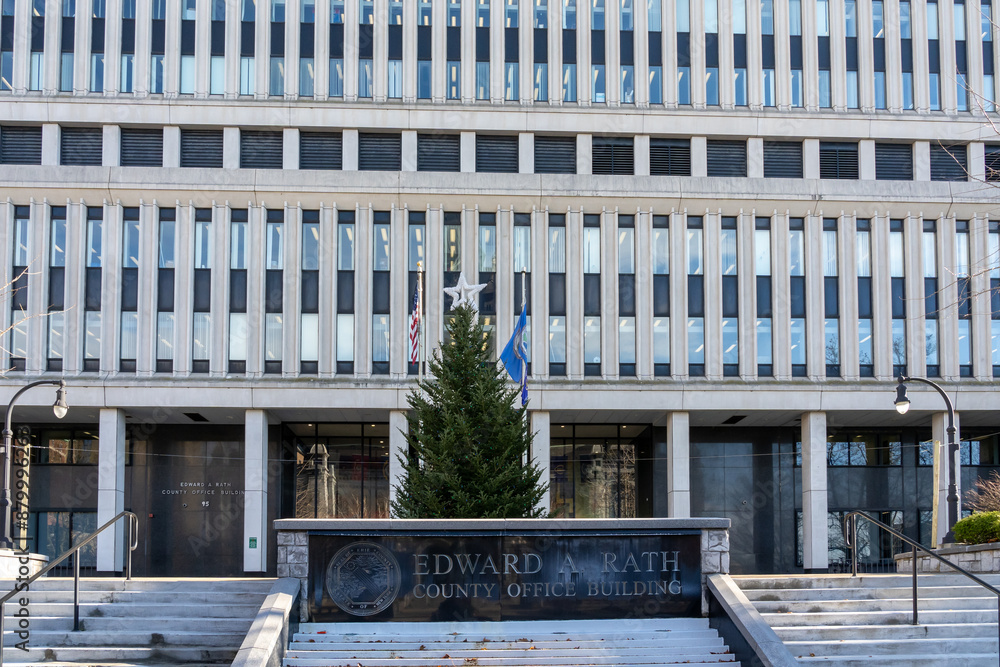Edward A. Rath County Office Building in Buffalo, New York, USA, on ...
