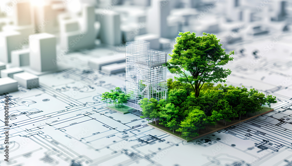 3D Environmental Sustainability in Construction Blueprints ...