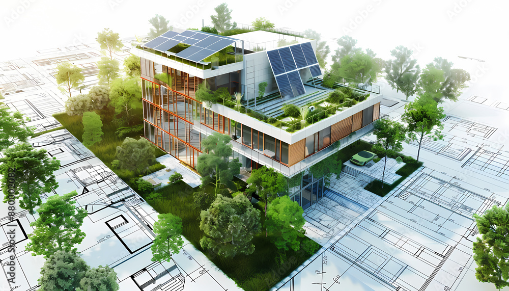 Environmental Sustainability in Construction Blueprints, environmental ...